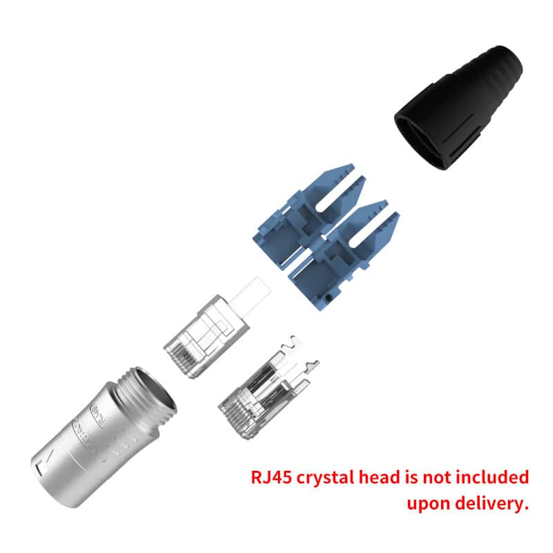 SE8MC-1-32-B RJ45 Plug | Sturdy Industrial Ethernet Connector
