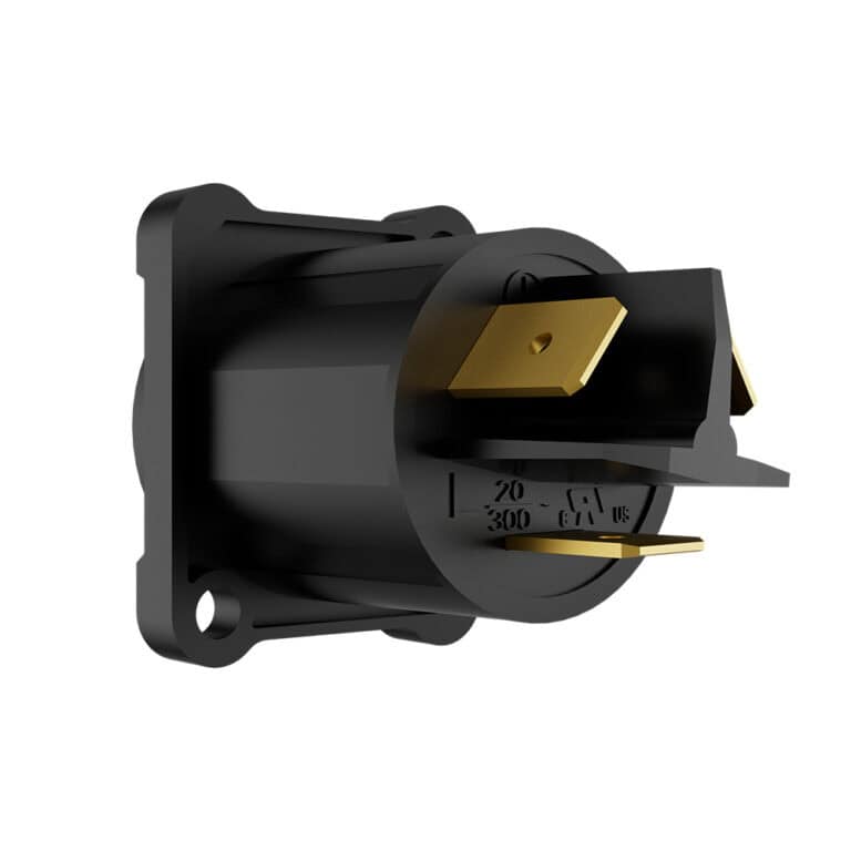SAC3MPX-67 IP67 Waterproof Power Socket - Outdoor Connector