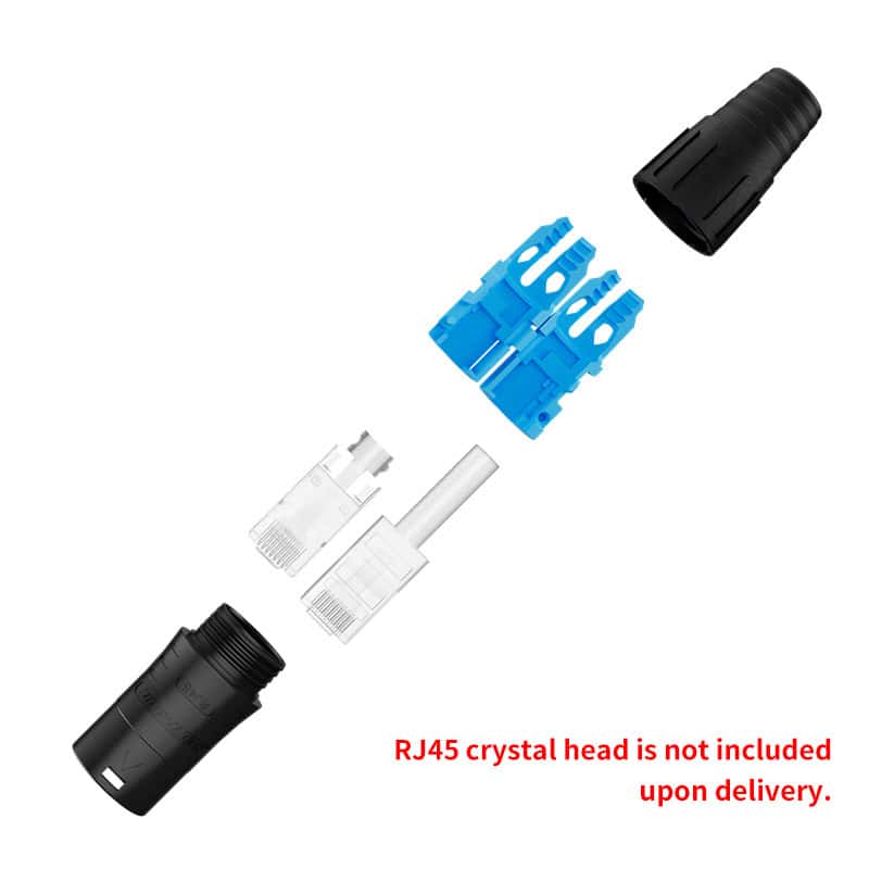 SE8MC-02-30-LOD ปลั๊ก RJ65 กันน้ำ IP45 - ประสิทธิภาพสูง