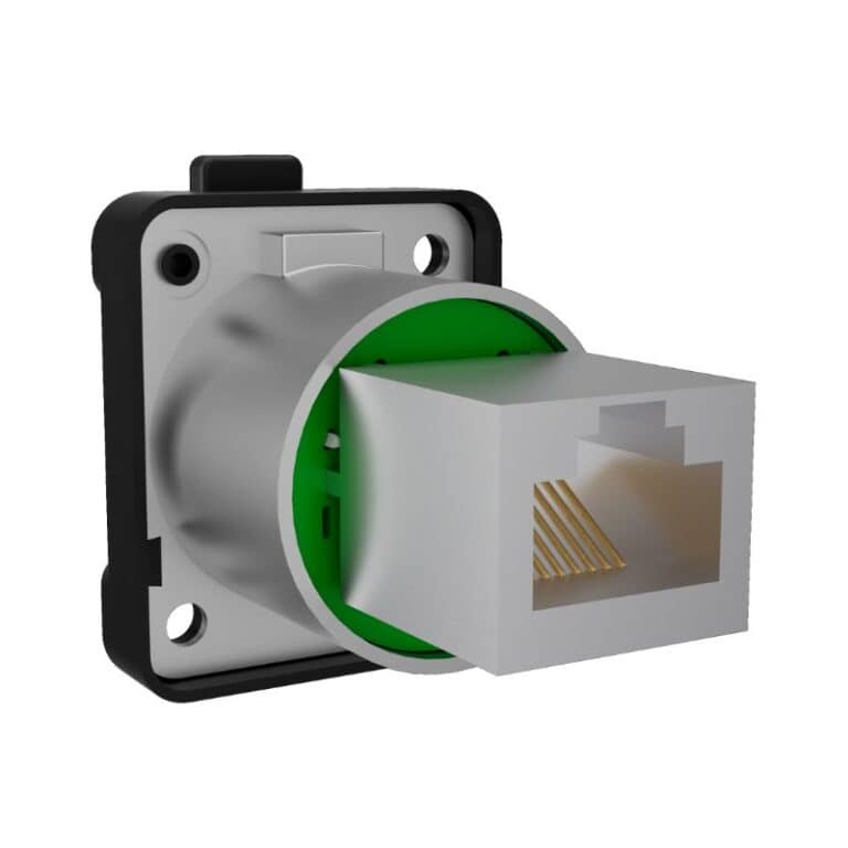 SE8FDYH-60-B-NS IP65 Waterproof RJ45 Socket - Reliable Connectivity
